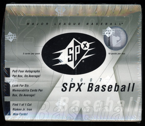2007 SPX Baseball Hobby Box – DD Sports Vaughan